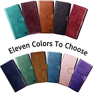 SUANPOT for Samsung Galaxy A54 5G Wallet case with RFID Blocking Credit Card Holder,Flip Book PU Leather Protective Cover Women Men for Samsung A54 Phone case Black