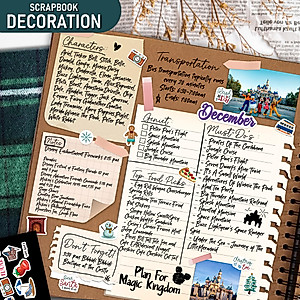 SpiceThingsUp Adult Holiday Seasonal Stickers – Over 200 pcs Planner Stickers for Whole Year – Fun and Motivational Calendar Stickers for Adults Planner, Journal Stickers, Scrapbooking Stickers