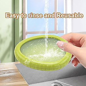 sthmil Silicone Fruit Storage Box,Fruit And Vegetable Anti-Oxidation Storage Box,Fruit and Vegetable Storage Containers with Silicone Lids for Fridge Keep Fresh（onion）