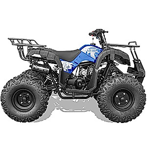 MotoTec Bull 125cc 4-Stroke Kids Gas ATV Blue