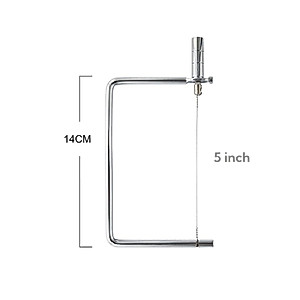 5 pcs Cheese Slicer Replacement Wires for Block Cheese Cutting & Slicing, 4.9 inches Long-Compatible with 5 inches Cheese Slicer & Cutter (4.9 inches 5pcs)