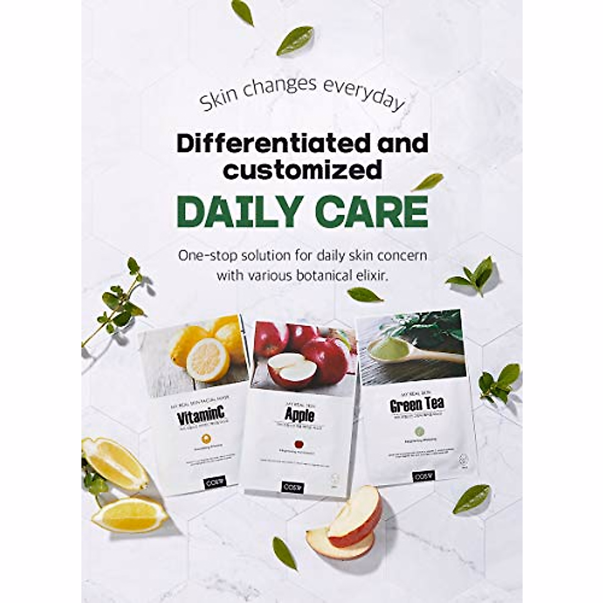 Green Grade Cupra Facial Sheet Masks(16 combo) Variety Pack Featuring 16 Different Hydrating Full Face Masks