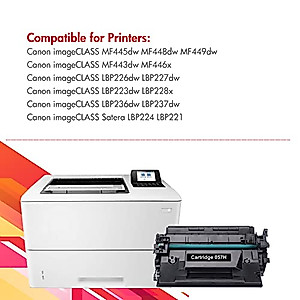 057H 057 Black High Yield Toner Cartridge 1-Pack Replacement for Canon 057H Toner Cartridge for Canon imageCLASS MF445dw MF448dw MF449dw LBP226dw LBP227dw MF440 MF445 LBP220 Series Printer Ink