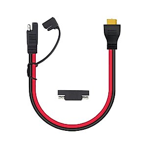 AnkEnergy 12AWG XT60 to SAE Connector Extension Cable for Solar Generator Portable Power Station SAE-XT60 (1Ft)