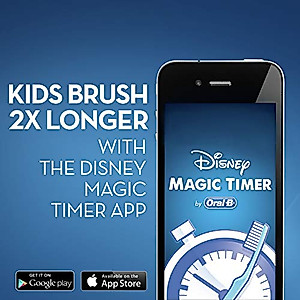 Oral-B Kid's Battery Toothbrush Featuring Disney's Mickey Mouse, Soft Bristles, for Kids 3+