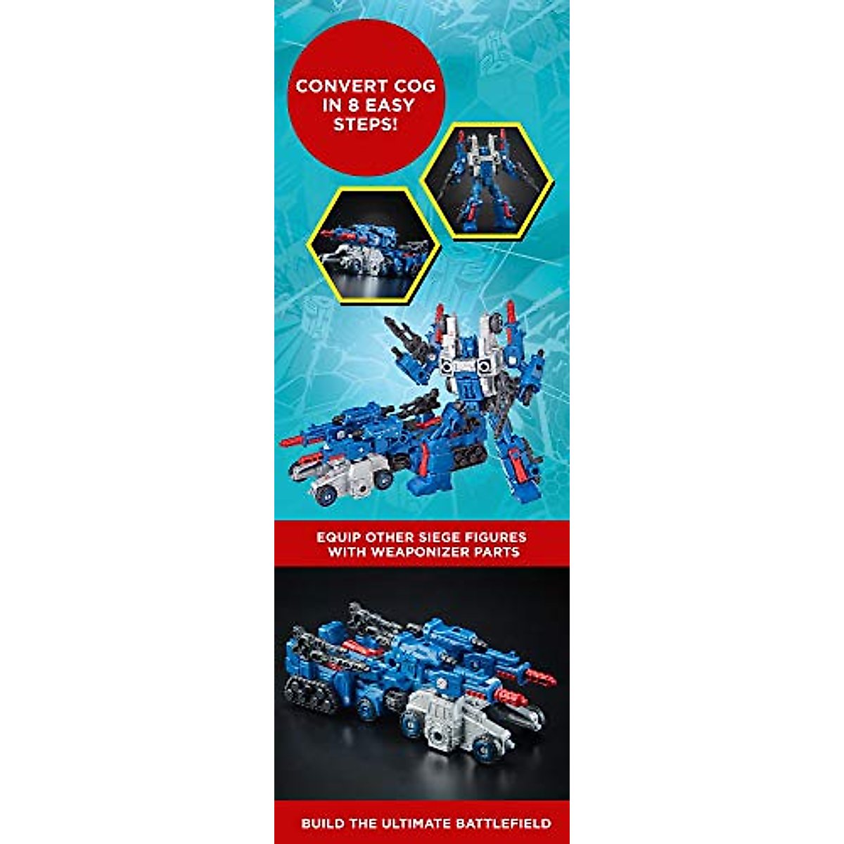Transformers Generations War for Cybertron: Siege Deluxe Class WFC-S8 Cog Weaponizer Action Figure