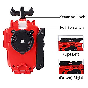 Battling Tops Burst Superking B-185 Vanish Fafnir .Tp .Kc-3 Tapered Kick-3 Left Spin Gyro Toys for Kids with Sparking Launcher