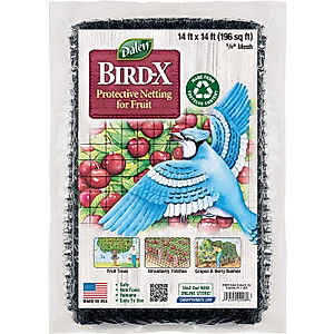 Dalen Bird X Protective Mesh Netting - Keep Birds and Pests Away from Your Garden – Non Toxic - Made in The USA - 14' x 14'