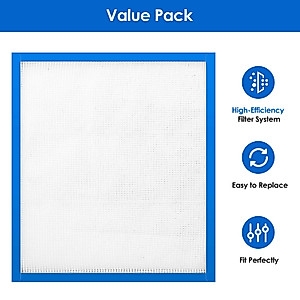 Cabiclean 2 Set Replacement Filter Compatible for HoMedics AF-20 AF-25 AP-20 AP-25 AF-20FL AF-25FL