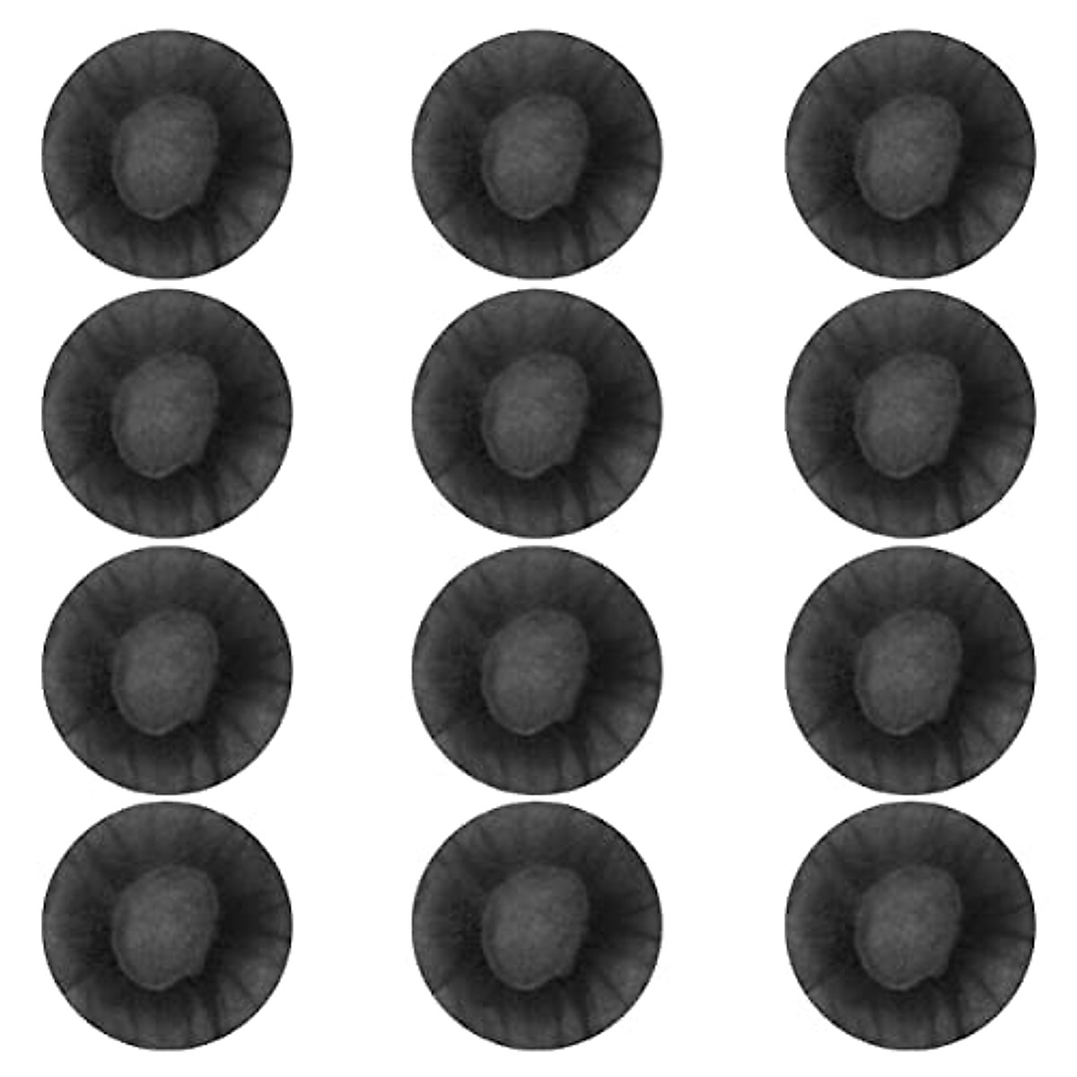 Healifty Headphone Ear Covers 100pairs Non- Earcup Most Stretchy Fit Headphone Fabric Earpad Cover Woven Disposable Headphones of Earpads on Sweatproof Sleeve Headphone Earpads