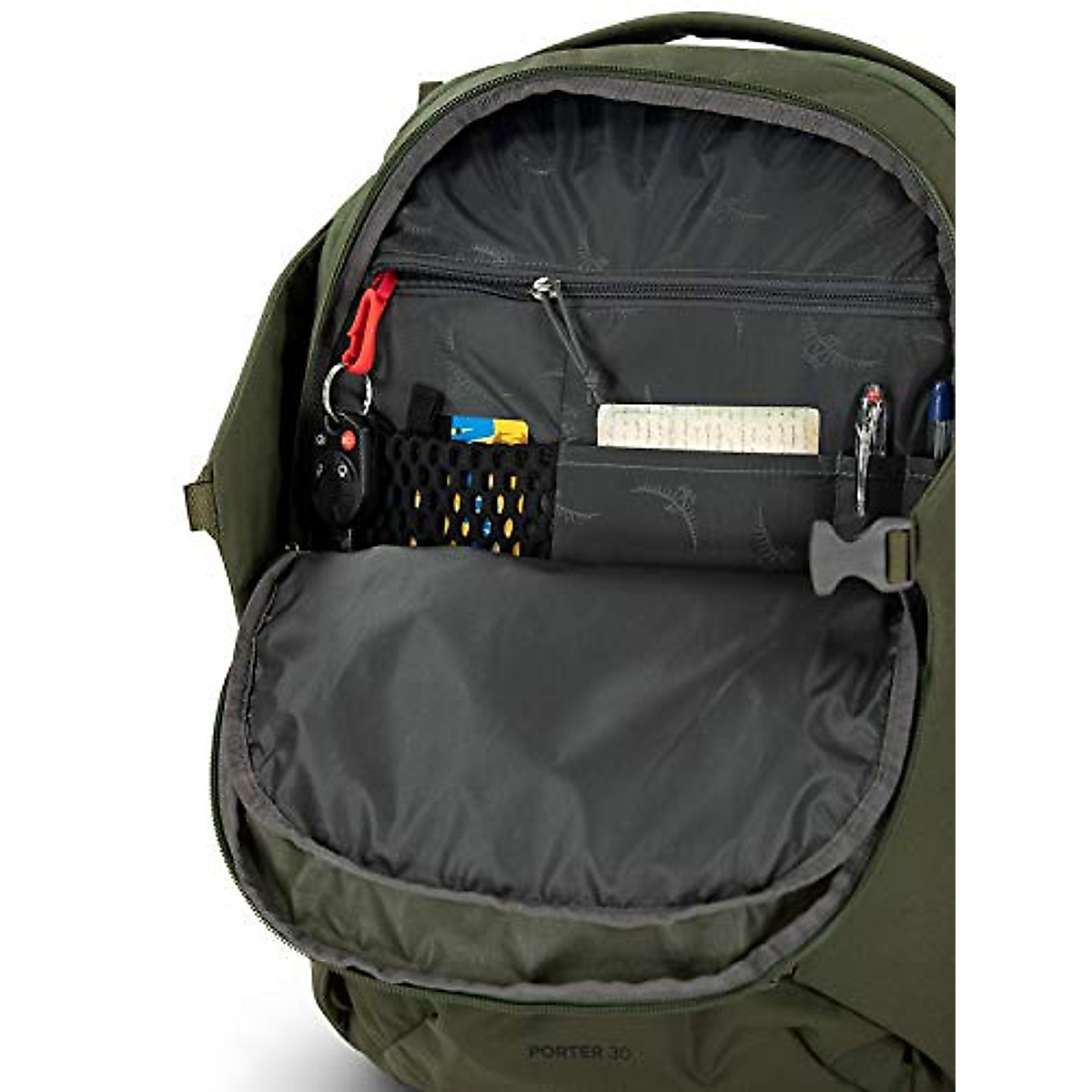 Osprey Porter 30L Travel Backpack, Haybale Green One Size