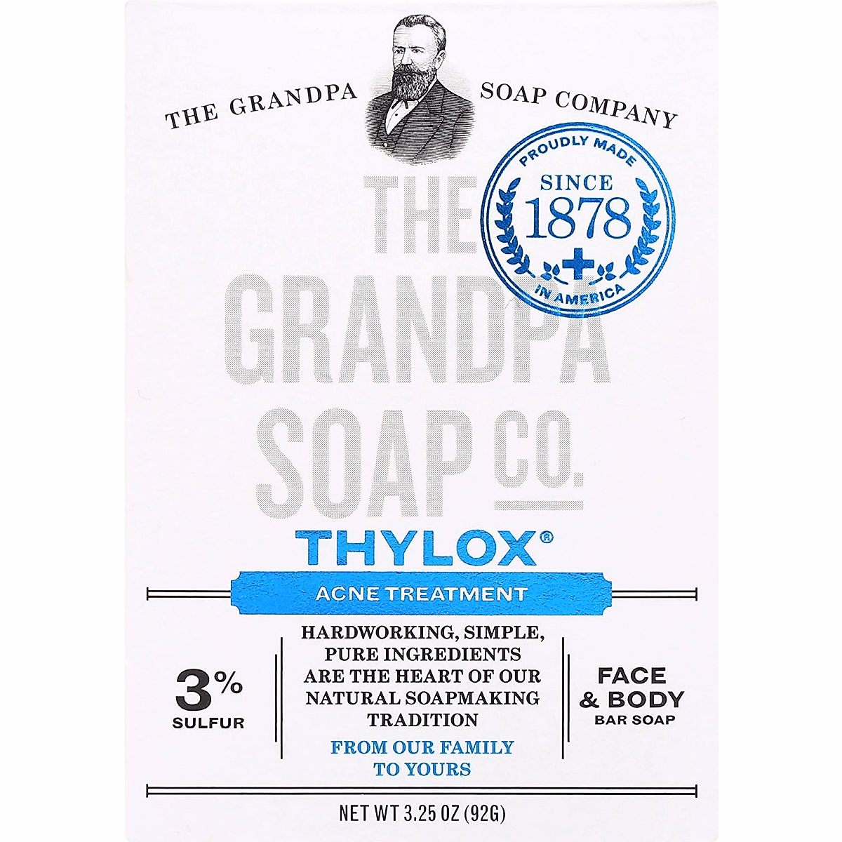 Grandpa's SOAP,THYLOX Acne TRTMNT, 3.25 OZ, 6 Pack