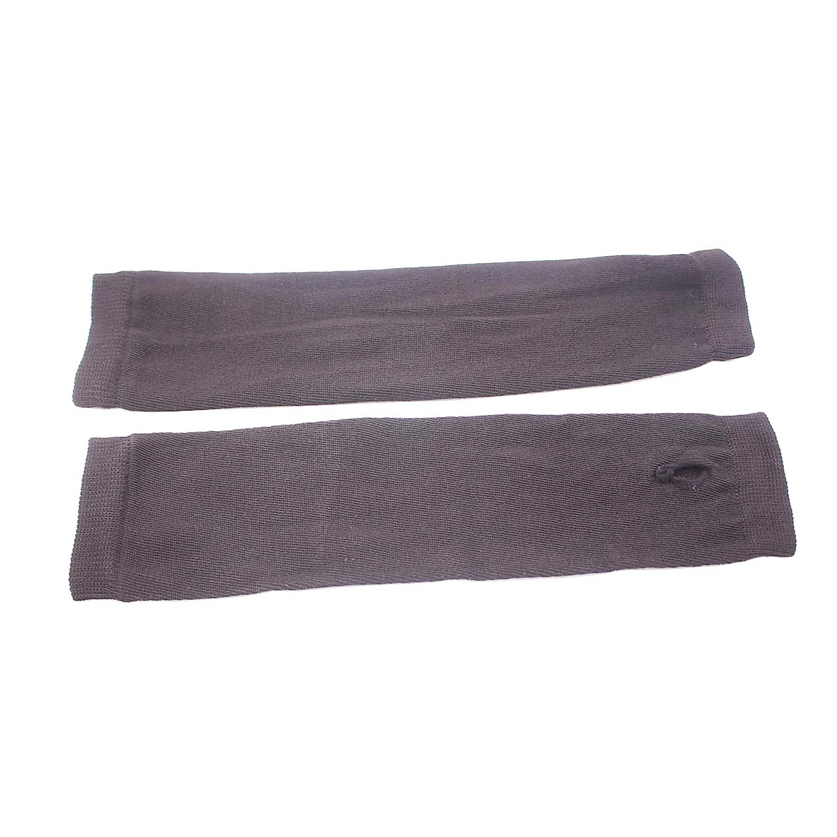 UPSTORE Fingerless Elastic Arm Sleeve Winter Warmer Armsleeve Cuff for Ladies Women Girl Color Light Grey (Black)