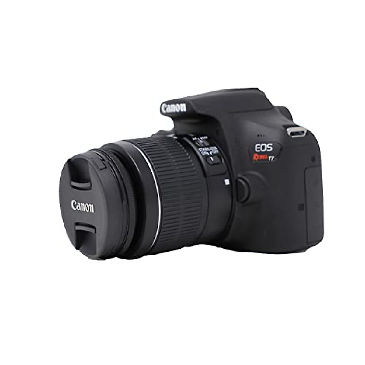 Canon EOS Rebel T7 DSLR Camera with 18-55mm f/3.5-5.6 is Zoom Lens + 75-300mm F/4-5.6 III Lens + 32GB Card, Tripod, Case, and More (24pc Bundle) (Renewed)