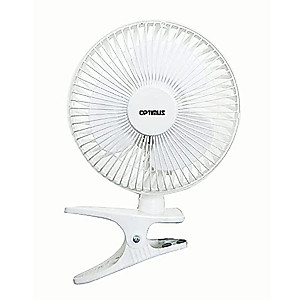 Optimus F-0600 6" Electric Fan, White