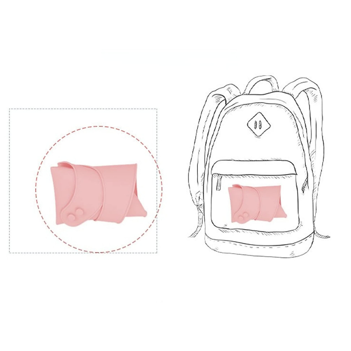 JTJMJTJ Cute Adjustable Silicone Baby Bibs BPA Free for Babies & Toddlers, Waterproof, Soft, Unisex, Feeding Bibs (Brown,Bear)