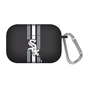 GAME TIME Chicago White Sox HD Case Cover Compatible with Apple AirPods Pro (Stripes)