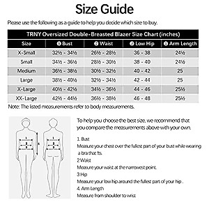 TRNY Women's Houndstooth Blazer Oversized Double-Breasted Suit Blazer Jacket Long Sleeve Casual Boyfriend Style Work Office Blazer with Pockets Mini Beige Houndstooth