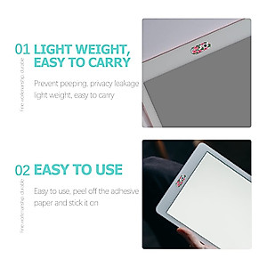 SOLUSTRE 3Pcs Camera Cover Laptop Camera Blocker Laptop Camera Shutter Phone Camera Tablet Computer Privacy Webcam Cover Computer Tablet Webcam Slider Camera Slide Blocker Intelligent Lens
