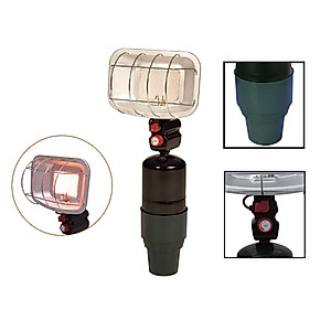 Propane Heater for Golf Cart with Cup Holder Adapter, Stand Base & Piezo Igniter Outdoor Use