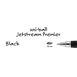 uni-ball® Jetstream Premier Roller Ball Pen,Black, Sold as 1 Each