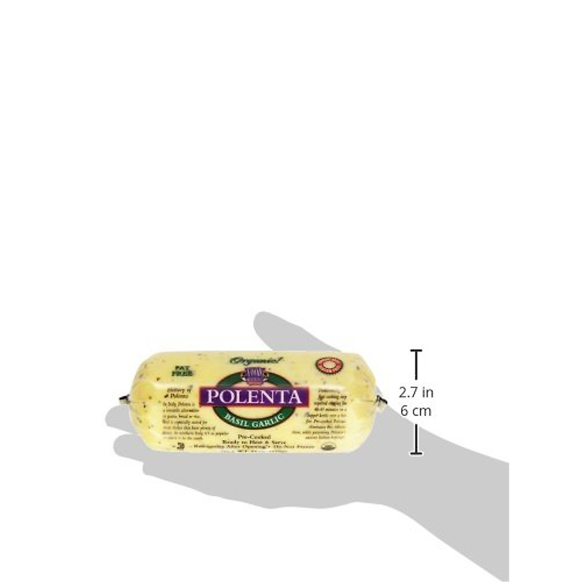 POLENTA BASIL & GRLC ORG