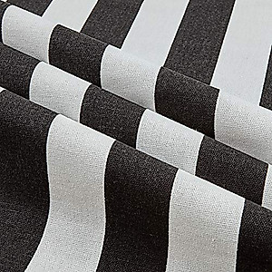 Premier Prints Canopy Stripe, Yard, Black