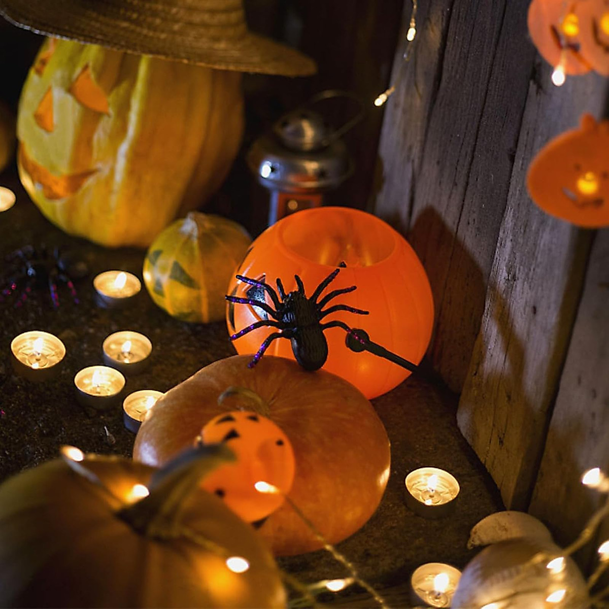 Tea Lights Candles,4 Hours Tealight Candles 20 Packs,Smokeless Small Tea Candles for Home, Pool, Shabbat, Weddings & Emergencies (White)