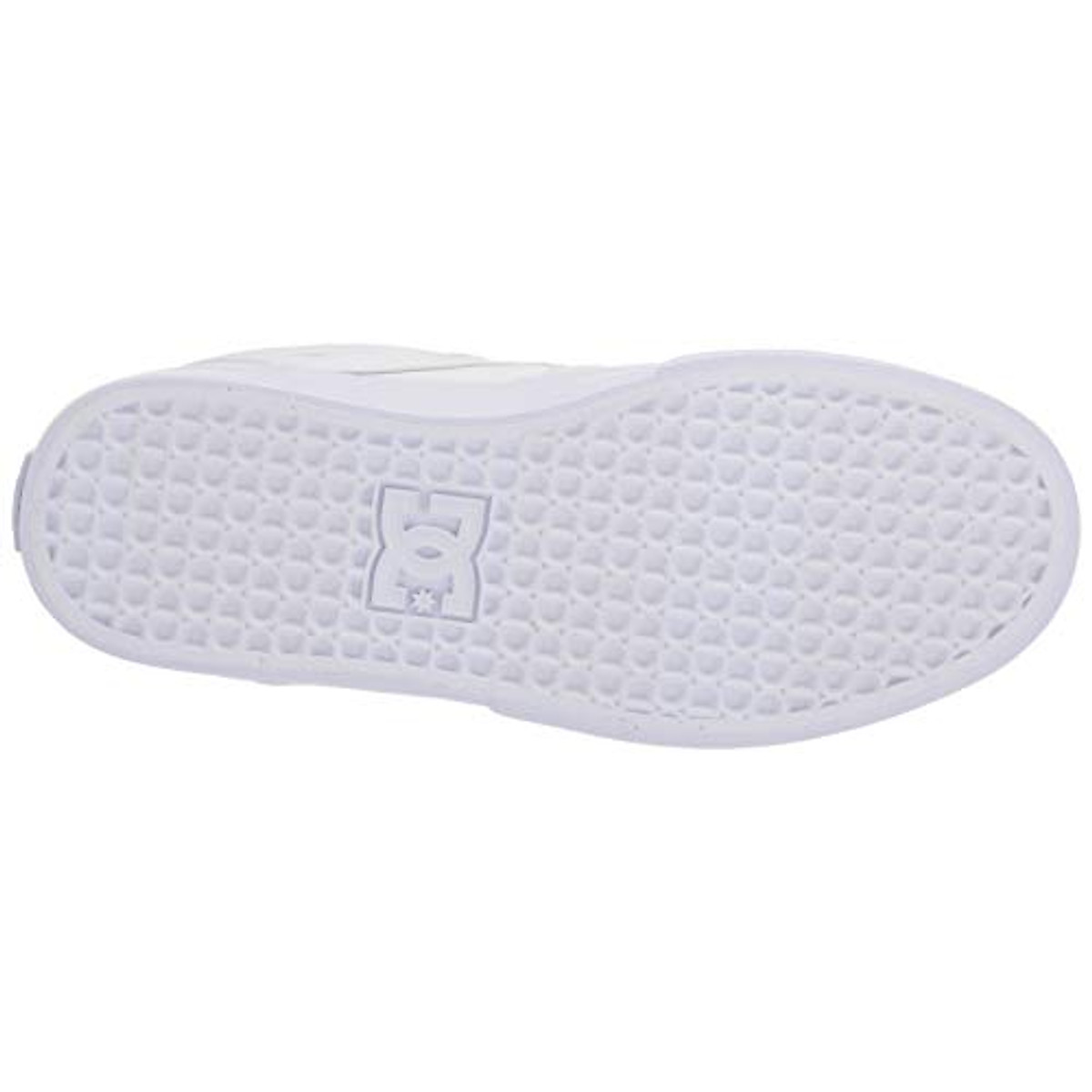 DC womens Kalis Vulc Skate Shoe, White/White, 7 US