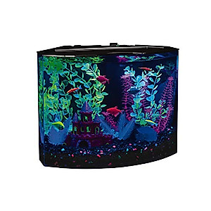 GloFish 5 Gallon Aquarium Kit with LED Lighting