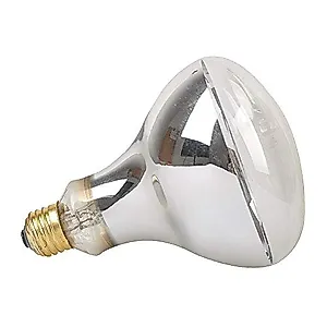 LUCKY HERP Reptile UVA UVB Mercury Vapor Bulb Lamp,Screw Thread,160 Watt (Clear)