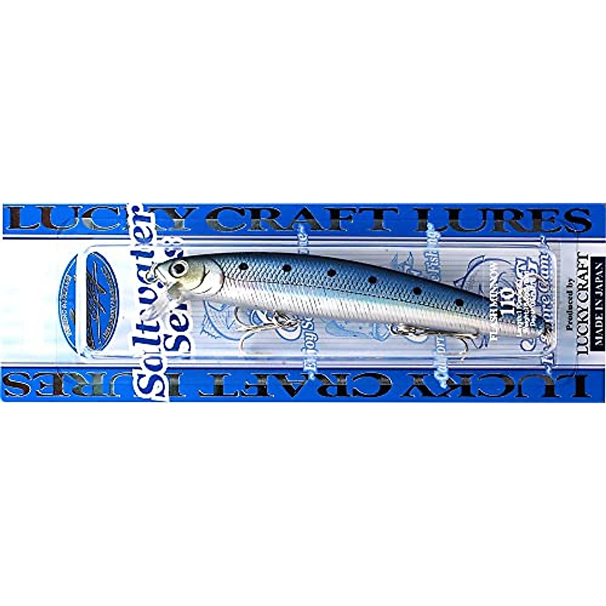 LUCKY CRAFT Flashminnow 110 (714 Metallic Sardine), Surf Fishing Lure
