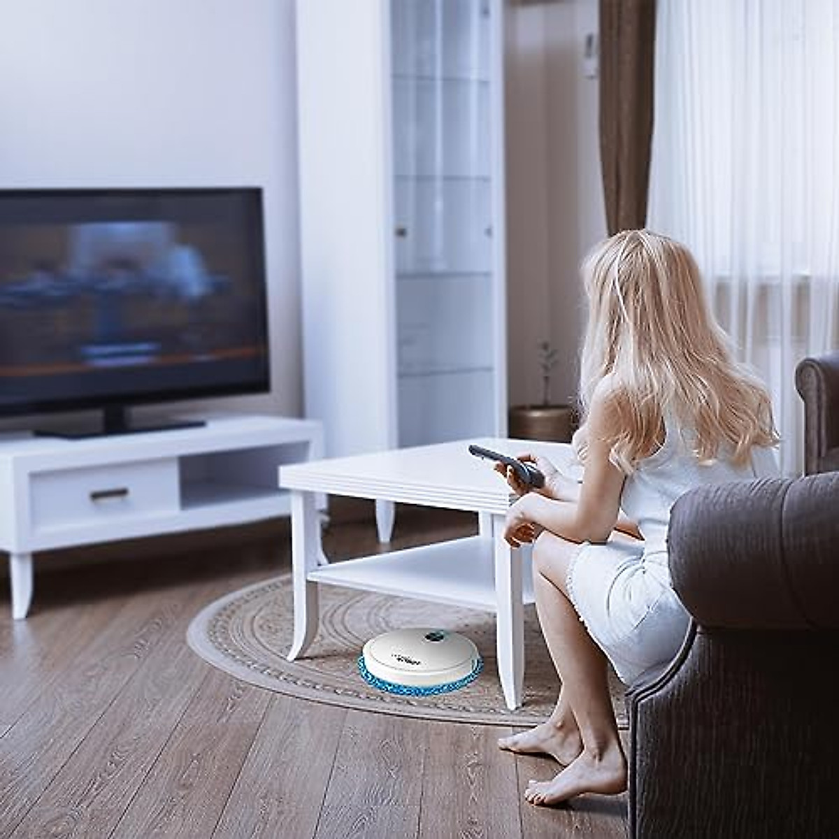 household robotic vacuums, robotic vacuum cleaner, Dry and Wet Sweeping Cleaner Robotic Vacuum, mopping robot, Mini Floor Vacuum Robot, Marble Tile Sweeper for Daily Home Cleaning, Bathroom, Bedroom,