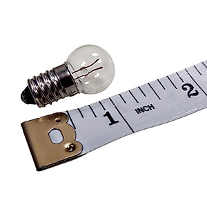 Sci-Supply LC20506B E10 Miniature Lamps or Light Bulbs, 2.5V 0.3A (Pack of 10)