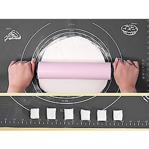 Lactuab Silicone Baking Pad, Non-Stick, Reusable Food-Grade Silicone Baking Pad (Grey)