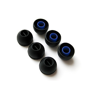 6pcs - (M) Medium Replacement Set Earbuds Eartips Compatible with Sennheiser IE Series, CX Series, CXC Series, CXL Series, OCX Series, and MM Series in Ear Earphone Headsets