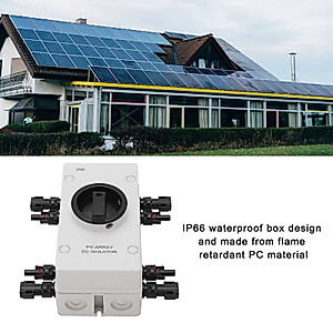 YWBL-WH Solar PV Disconnect Switch 1000V 32A Waterproof Box Isolator DC Quick Disconnect Switch for Power System