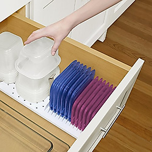 YouCopia StoraStack Food Container Storage and Drawer Organizer