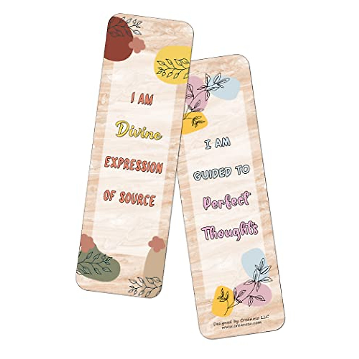 Positive Manifestation Bookmarks (5-Sets X 6 Cards)