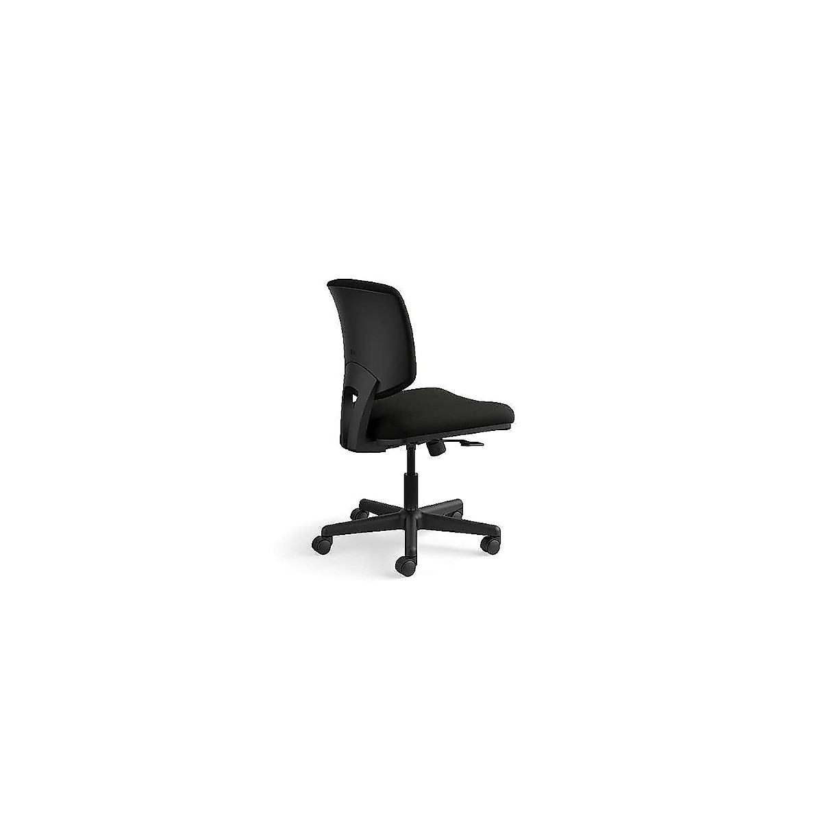 Volt Series Task Chair with Synchro-Tilt, Black Leather