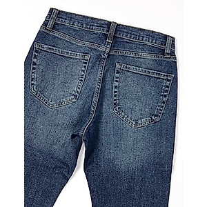 Amazon Essentials Jeans for Men Straight Fit, Bootcut, 38W x 34L, Dark Wash