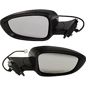 Kool Vue Driver & Passenger Side Power Non-Heated Mirrors for Honda Accord 2018-2022 Without Signal Light & Blind Spot Monitor Paintable
