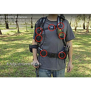 Metal Detector Generic Detecting Harness Sling Easy Swing Limb arm Saver Support Garden Metal Detector