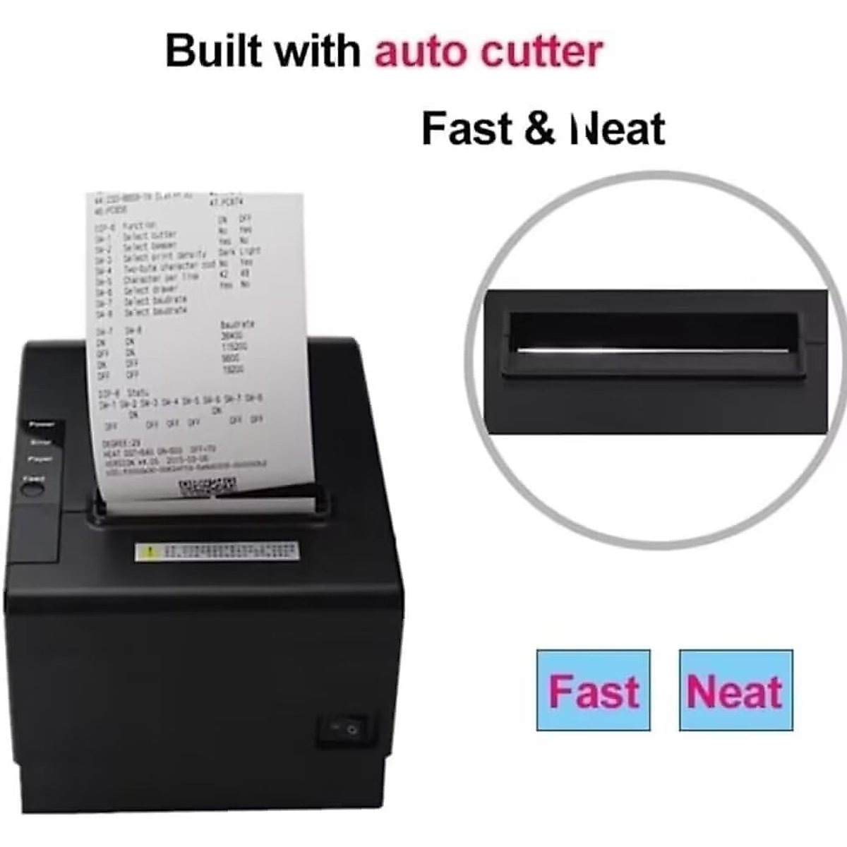 pos kithcen printer,Bluetooth Ethernet/LAN 80mm Restaurant Auto cutter wireless android thermal receipt bill ticket printer,NOT for ios/ipad/MAC/Doordash/Square/Uber(Bluetooth+LAN/Ethernet+USB)