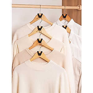 Smartor Clothes Hanger Connector Hooks 60 Pack, Closet Storage and Organization as Hangers Space Saving, Hanger Add on Hook as Closet Organizer, Stacking Hangers, Cascading Space Saver, Black