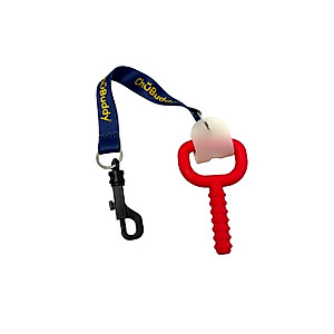 Chubuddy Navy Sublimated Chewy Holders Set of (2) - Two Sublimated tethers and Two Natural Straps