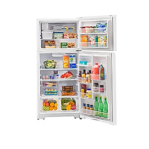 Winia 18 cu. Ft. Top Freezer Refrigerator with Icemaker - White