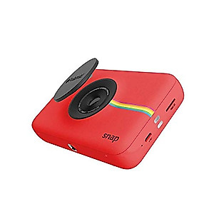 Zink Polaroid Snap Instant Digital Camera (Red) with ZINK Zero Ink Printing Technology