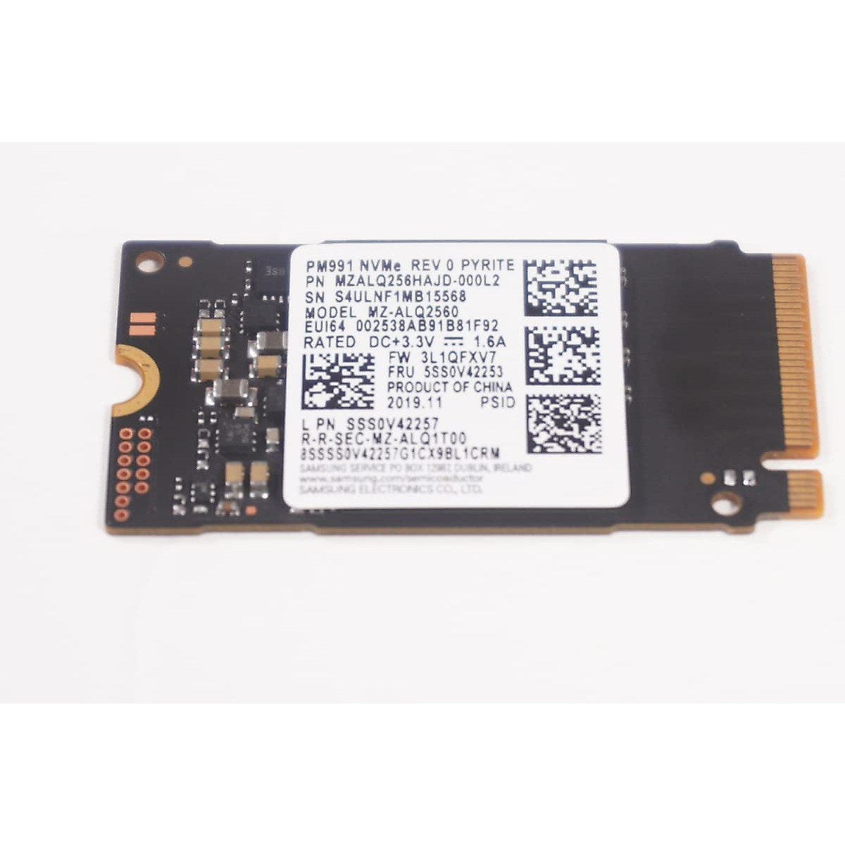 FMB-I Compatible with MZALQ256HAJD-000L2 Replacement for 256GB M.2 2242 PM991 NVMe SSD Drive
