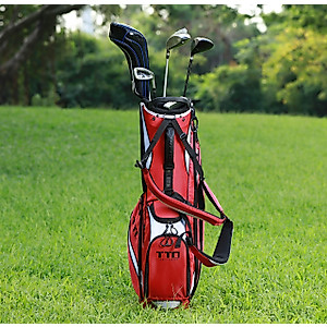 Super Light-Weight Golf Stand Bag for Easy Carry, Red